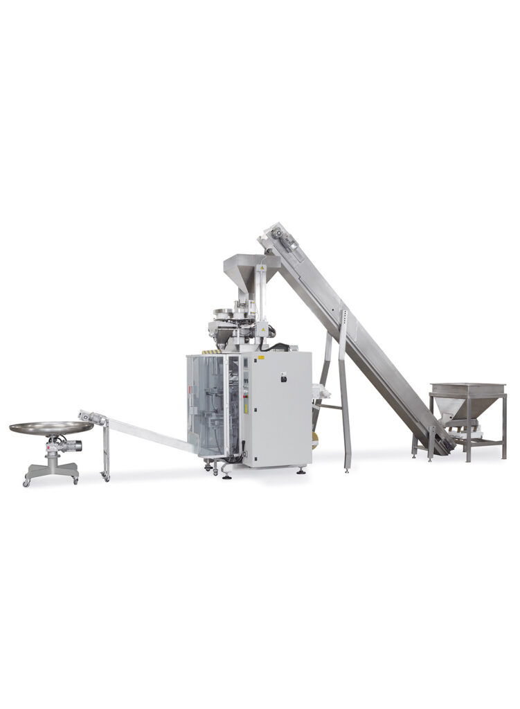 PACKAGING MACHINE WITH VOLUMETRIC CUP DOSER - Dolzan Impianti
