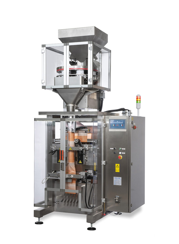 PACKAGING MACHINE WITH VOLUMETRIC CUP DOSER - Dolzan Impianti